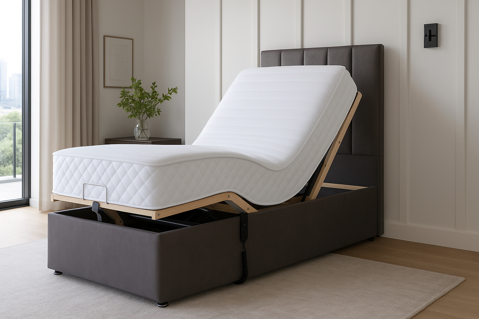 Buy The Chester Electric Adjustable Bed | Whisper Beds UK